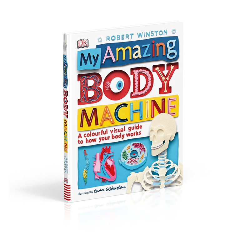 预售英文原版 DK我的奇妙身体精装 My Amazing Body Machine人类身体构造运作儿童科普图解百科全书_虎窝淘