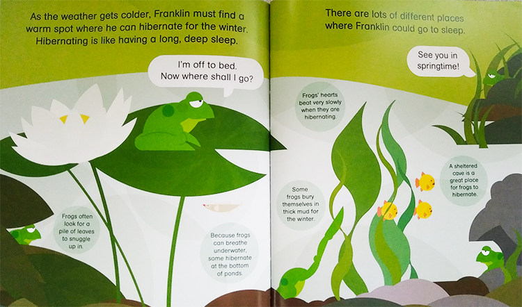 英文原版绘本 Rounds Franklin Frog神奇的生命系列青蛙富兰克林儿童启蒙知识类读物青蛙的成长科普 Barry Tranter_虎窝淘