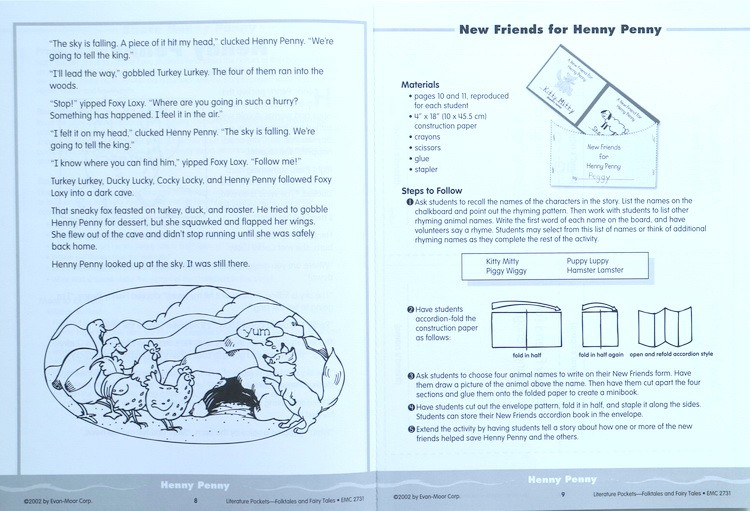 孤品清仓英文原版 Literature Pockets Folktales& Fairy Tales 2-3民间和童话故事 Evan Moor ...