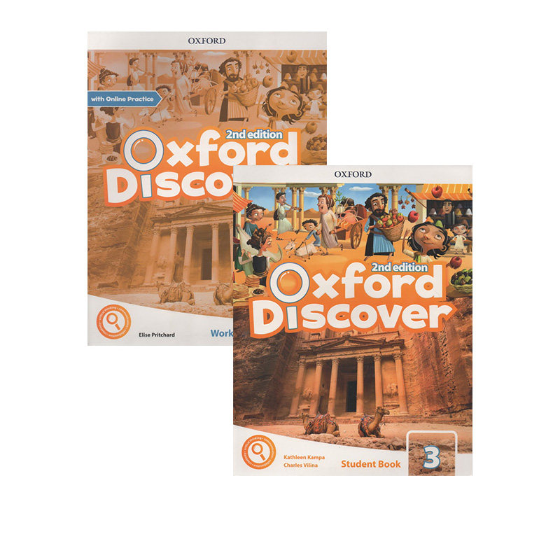 英文原版 Oxford Discover Level 3牛津探索发现新版小学英语教辅套装学生用书主教辅+练习册附配套教学资源_虎窝淘