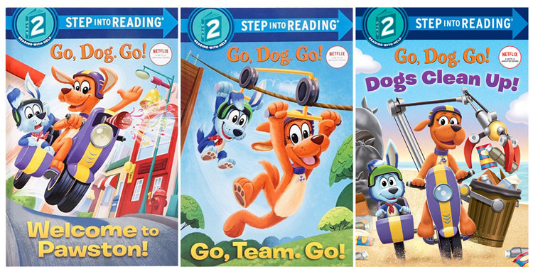 【自营】英文原版 Netflix: Go, Dog. Go! 3册合售 Step into reading L2美国兰登经典分级读物奈飞动画 ...