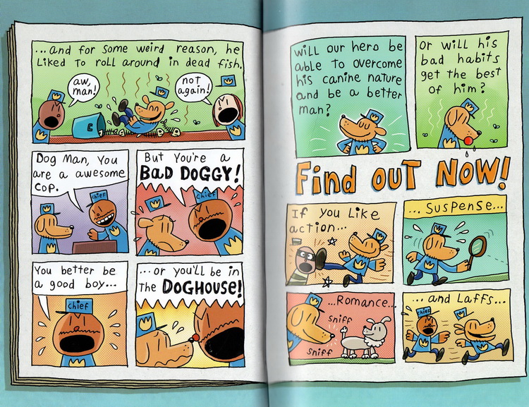 神探狗狗的冒险 Dog Man 1-11-12册精装内裤超人队长Captain Underpants同作者Dav Pilkey儿童英语幽默漫画故事章节桥梁书_虎窝淘