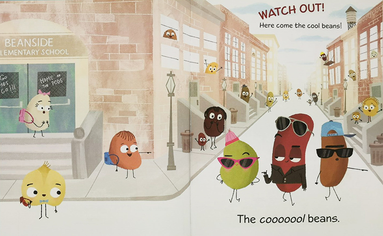 精装 The Cool Bean酷豆子愤怒鸟视觉设计Pete Oswald作品英文原版儿童英语启蒙趣味绘本坏种子系列 Jory John_虎窝淘