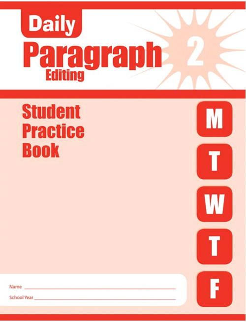 Evan-Moor Daily Paragraph Editing Grade 2 SE每日练习系列段落编辑练习册二年级作业本美国加州教辅英文 ...