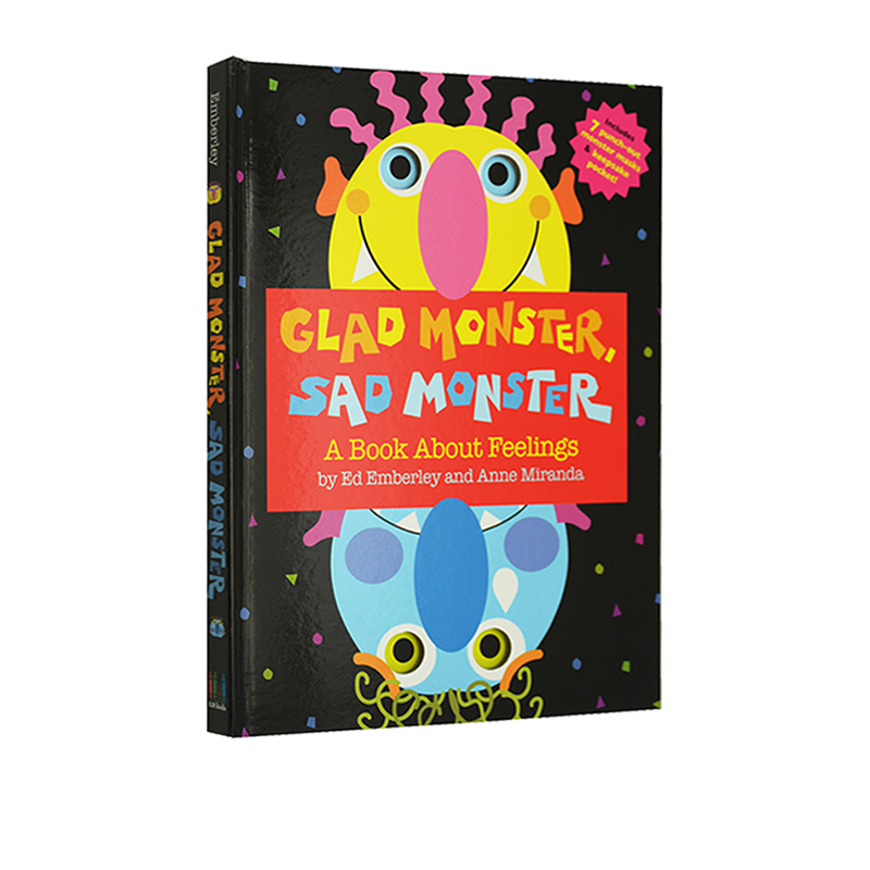 英文原版 Glad Monster Sad Monster精装洞洞书情绪小怪兽 go away big green monster同系列 Ed ...
