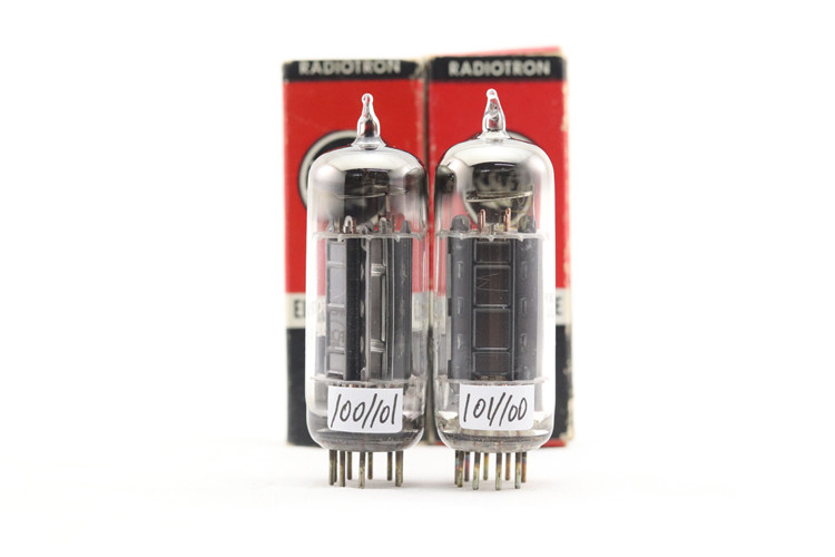 一批全新美国原盒RCA 6CG7/6FQ7带D环夹钢板长坑屏6cg7电子管_虎窝淘