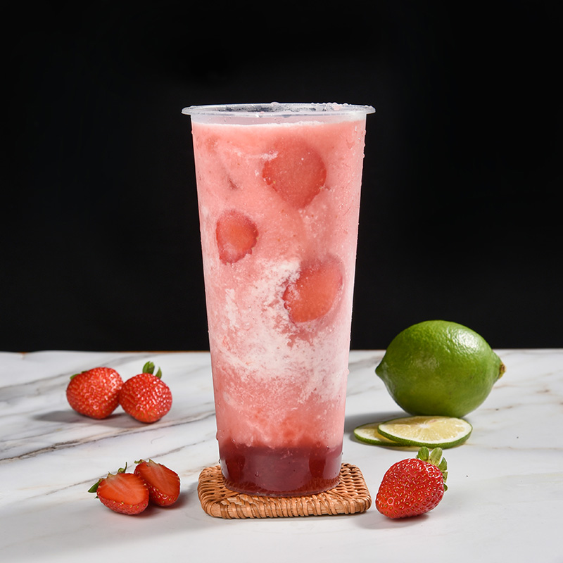 产地冷冻草莓原浆果酱950ml奶茶店专用商用冲饮浓缩果汁原汁浓浆_虎窝淘
