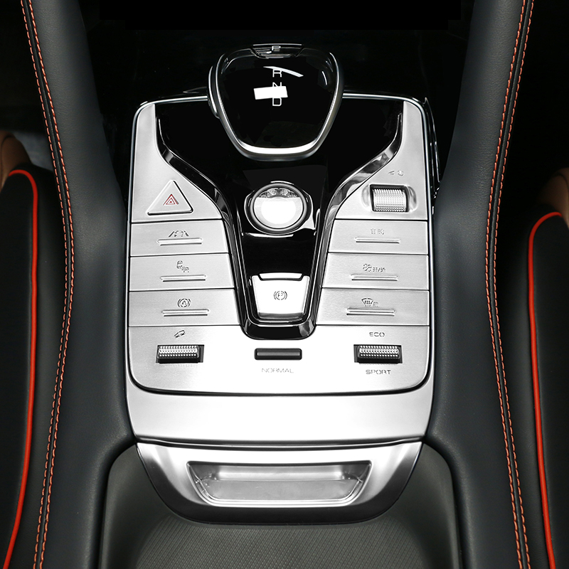 比亚迪宋pro元宋Plus秦plusdmi内饰改装排挡中控装饰用品贴按键贴_虎窝淘