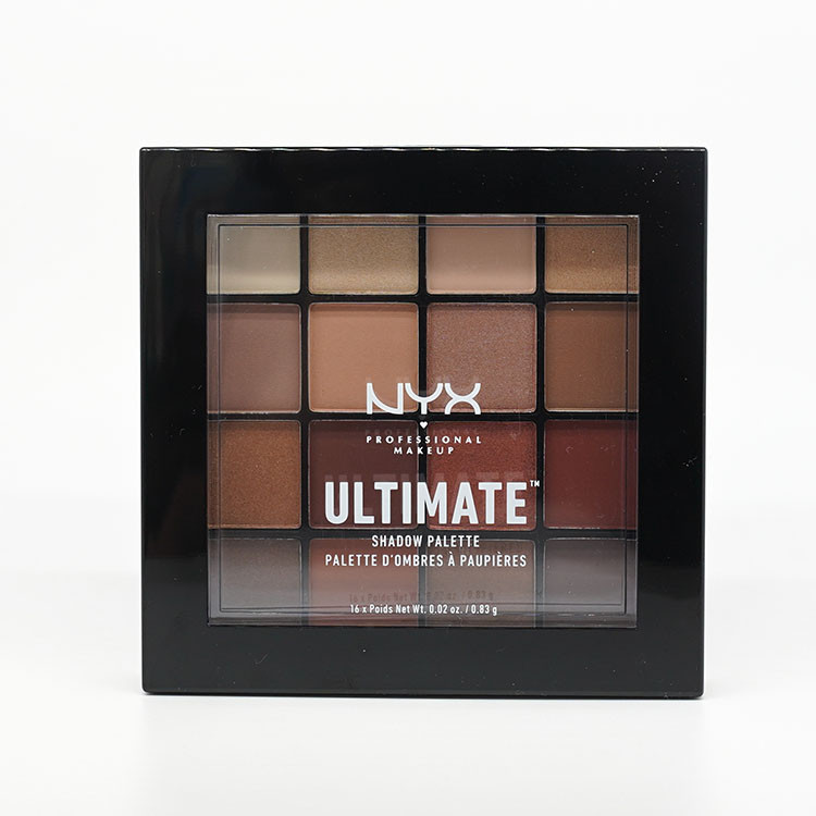 NYX 16色眼影盘大地色南瓜色枫叶红哑光防水不晕染 03#送眼影刷_虎窝淘