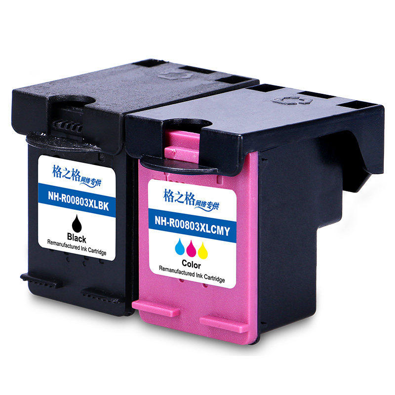 格之格适用惠普803墨盒黑色彩色deskjet hp1112 2131 2132 2620 2621 2622 2623打印机墨盒大容量可加墨 ...