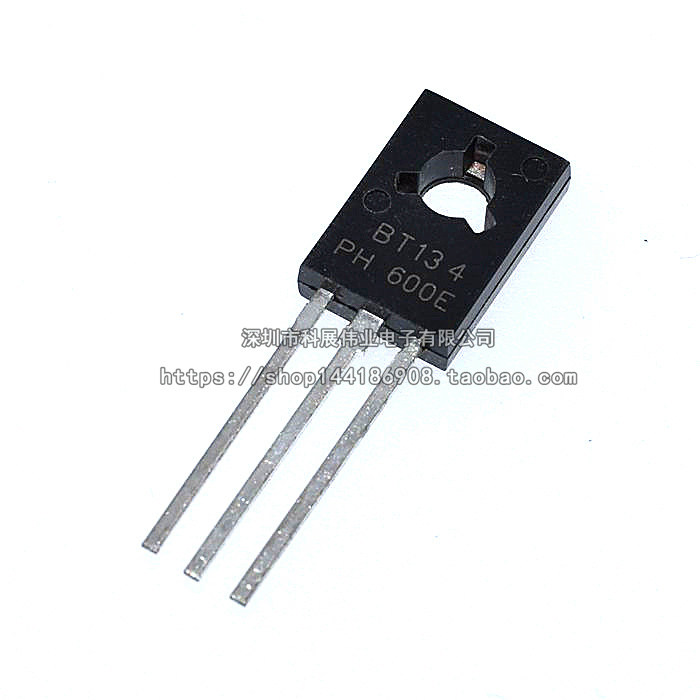 直插双向可控硅晶闸管 BT134-600E TO-126 600V/2A(10个）_虎窝淘