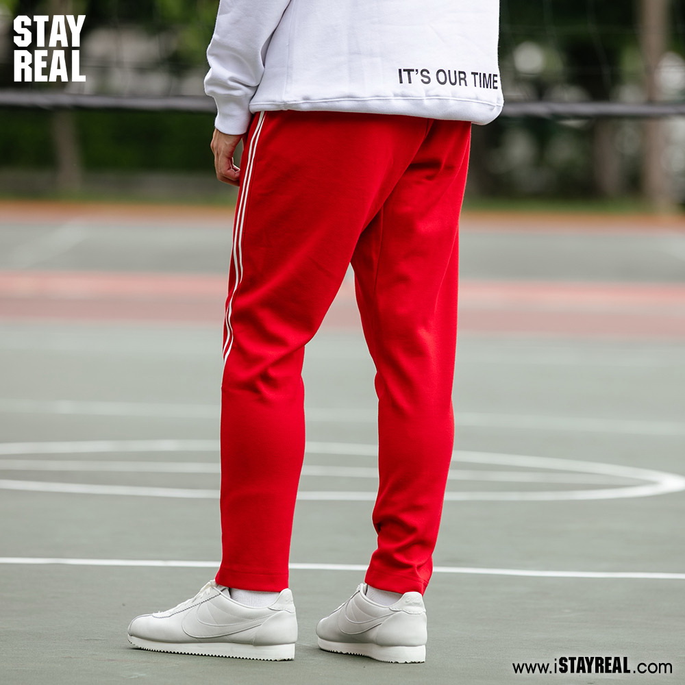 STAYREAL缩口裤休闲潮牌男女无性别ins运动显瘦小脚裤街头简约_虎窝淘