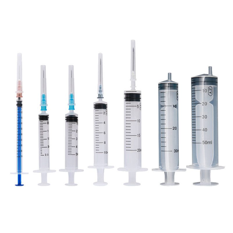 治宇一次性使用无菌注射器1/5/10/20/50ml带针注射针多种规格针管_虎窝淘