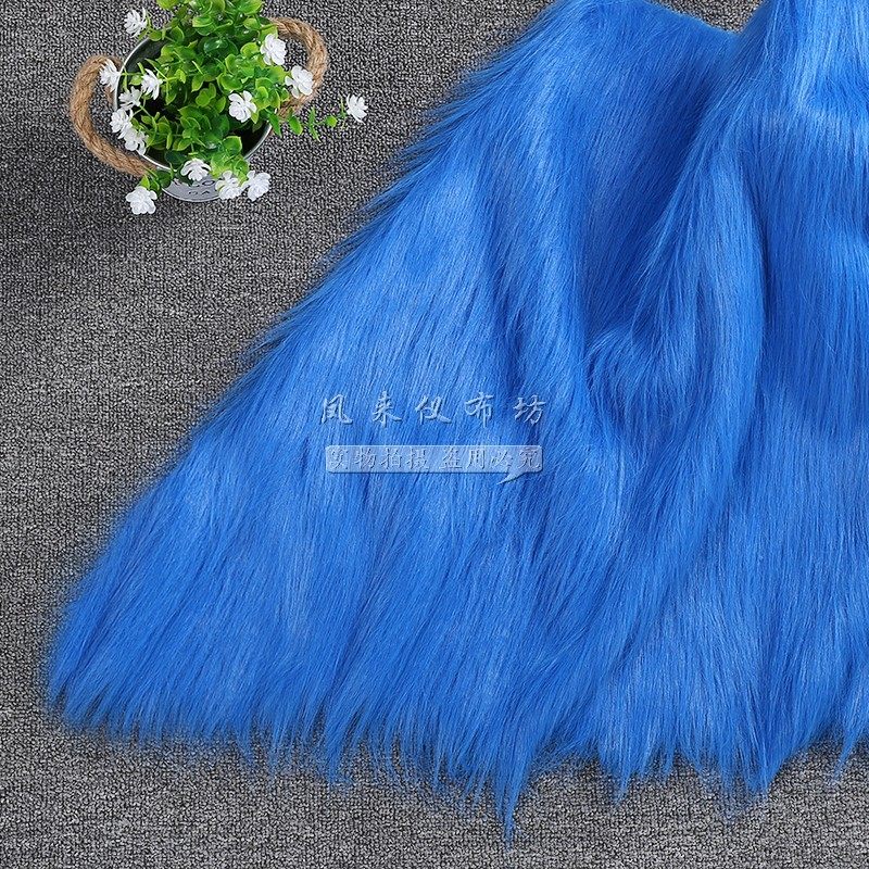 长毛绒布料装饰背景毛毛布拍照布人造毛手工diy面料柜台布展示布_虎窝淘