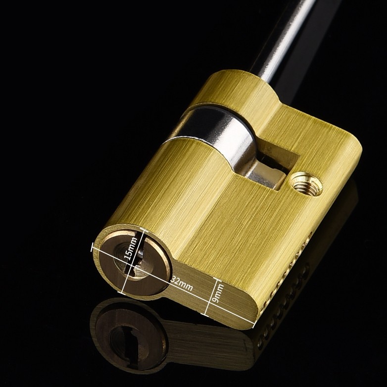 智能锁指纹锁锁芯全自动密码锁半自动防盗门机械扁尾加长C级锁心_虎窝淘