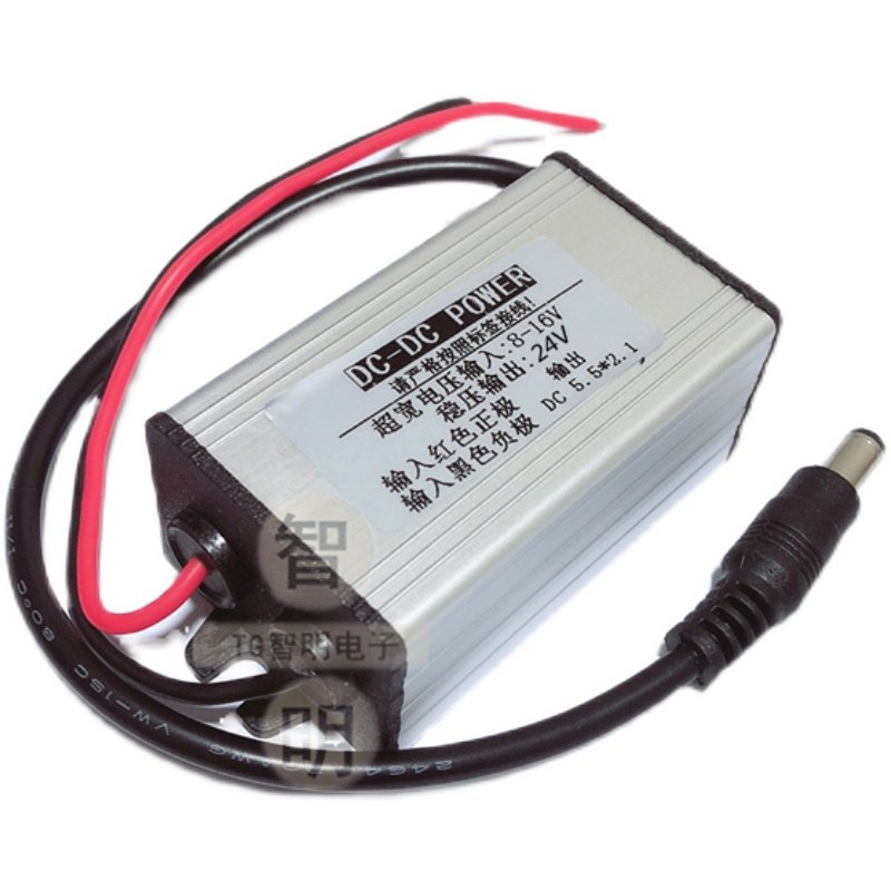 12V转24V升压器升压模块转换器直流电源防水监控12V升压19V变压器_虎窝淘