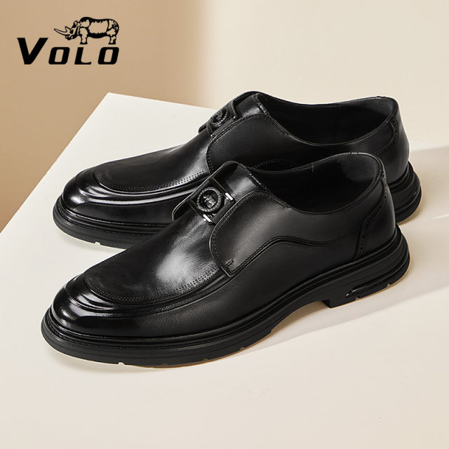 VOLO Rhino Men's Casual Leather Shoes Autumn Official Clothing Business ...
