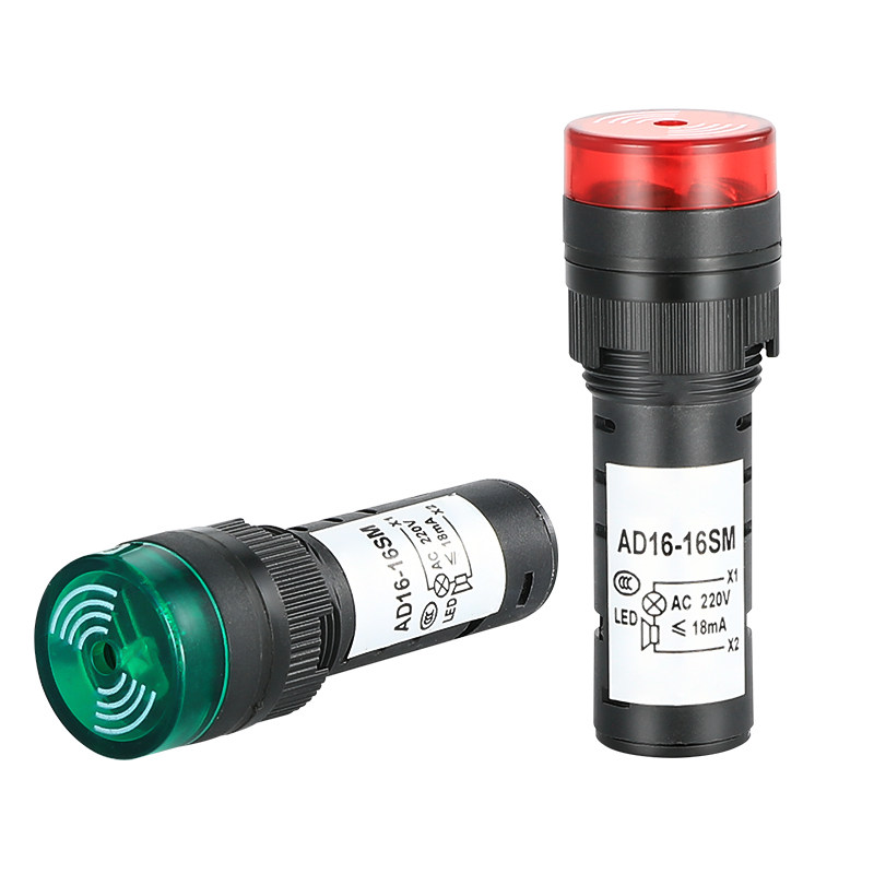 闪光蜂鸣器 AD16-16SM 220V 380V 110V 36V开孔16MM_虎窝淘
