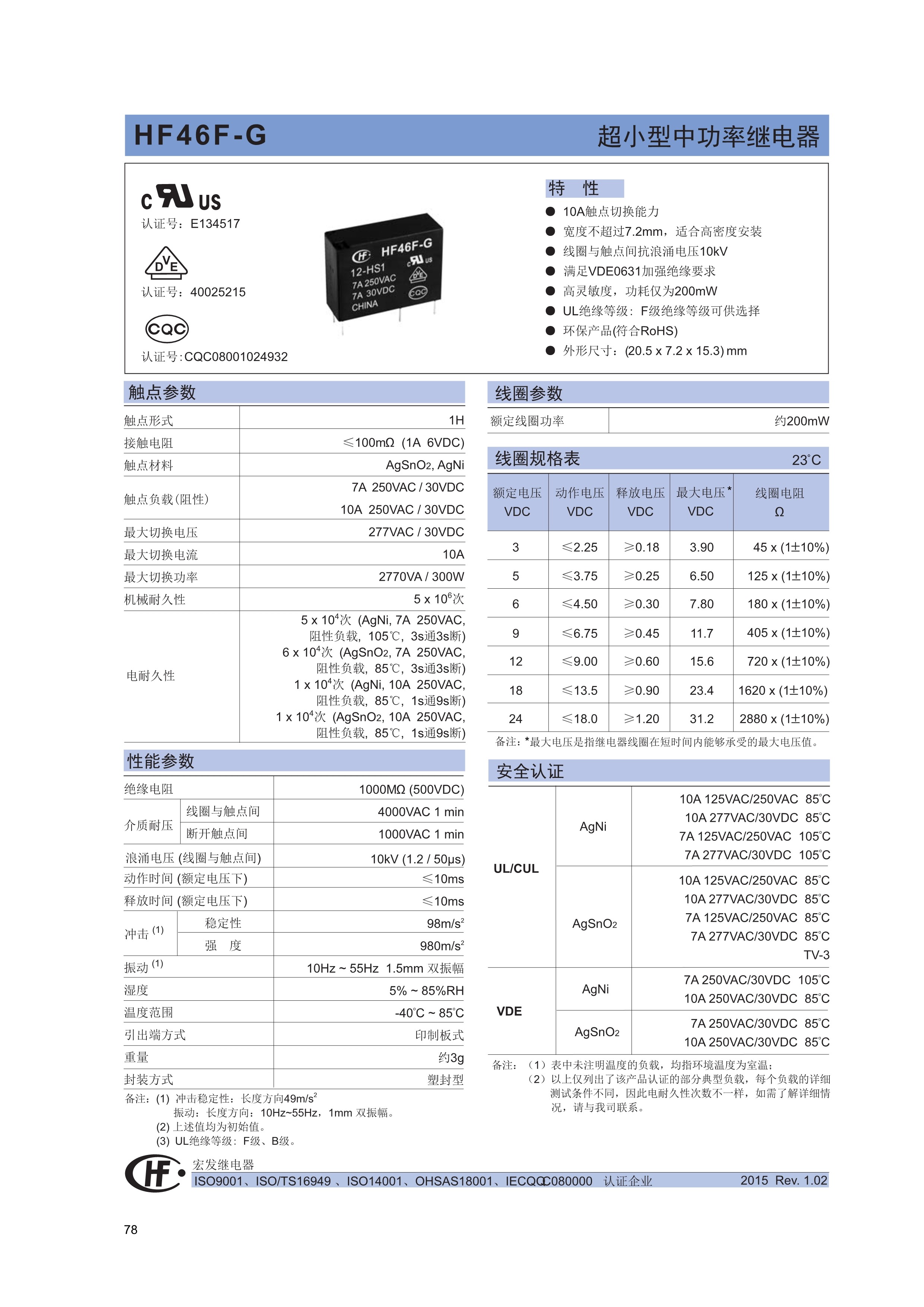 原装宏发继电器HF46F-G-005 012 024-HS1 HS1T 5VDC12V G5NB/ALDP_虎窝淘