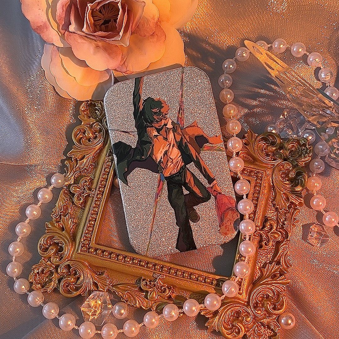 mob灵能百分百周边镭射立牌镭射挂件钥匙扣双闪徽章影山茂夫同人_虎窝淘