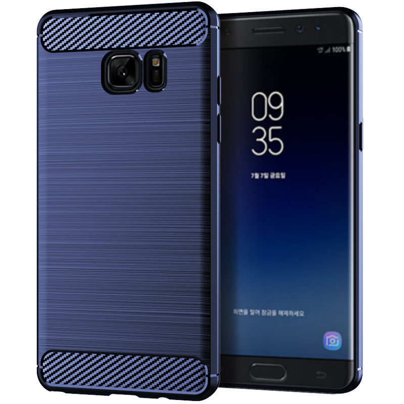 适用三星Galaxy Note Fan Edition/ SM-N935K/N935F手机壳Note 7/FE保护套纯色简约拉丝防滑全包边防摔 ...