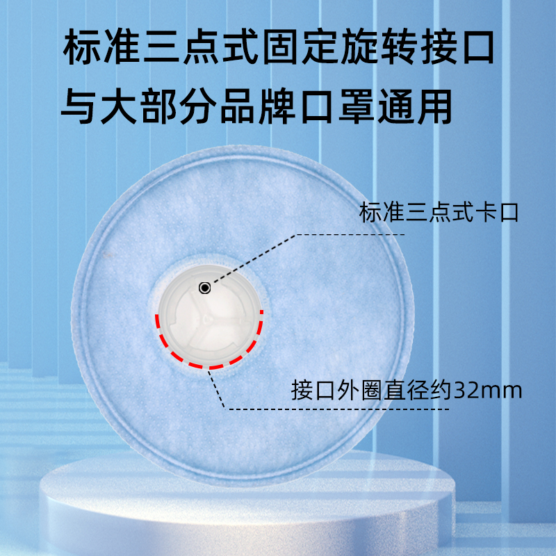 宝顺安kn100防尘口罩过滤棉防工业粉尘口鼻罩面具面罩过滤纸滤芯_虎窝淘
