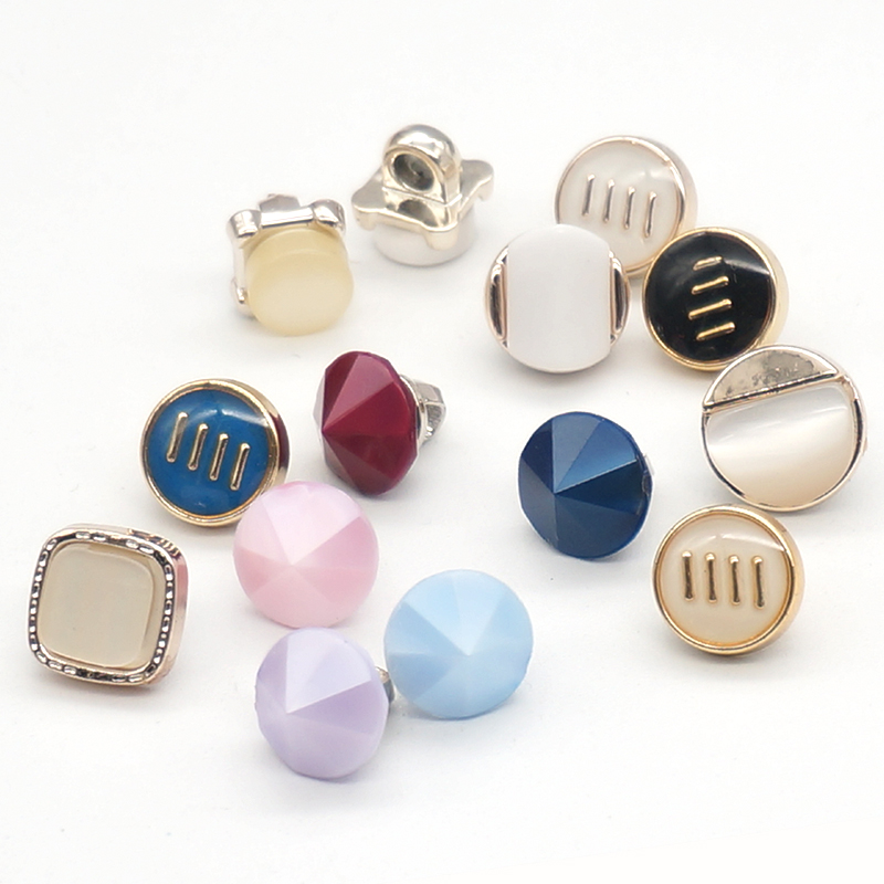 高档女衬衫扣子百搭开衫扣子通用春夏雪纺衫高脚扣子韩版圆形小扣_虎窝淘