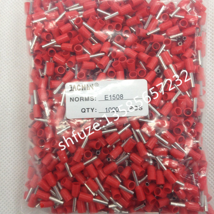 管型端子插针E1508 E1510 E1512 E2508 E2510 E2512绝缘连接器_虎窝淘