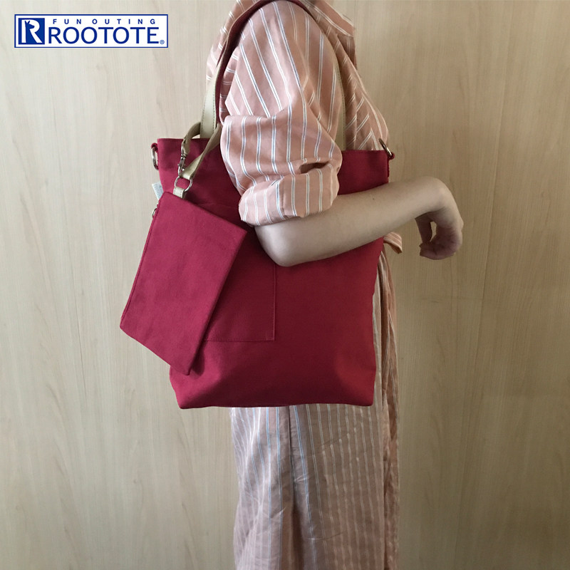 ROOTOTE日本托特包 2022秋冬手提包单肩包日系文艺3464_虎窝淘