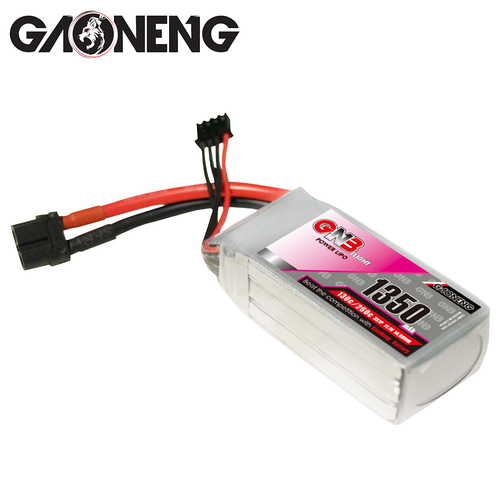 GNB高能 1350mAh 3S 11.1V 130C船模航模FPV动力平衡充锂电池RC_虎窝淘