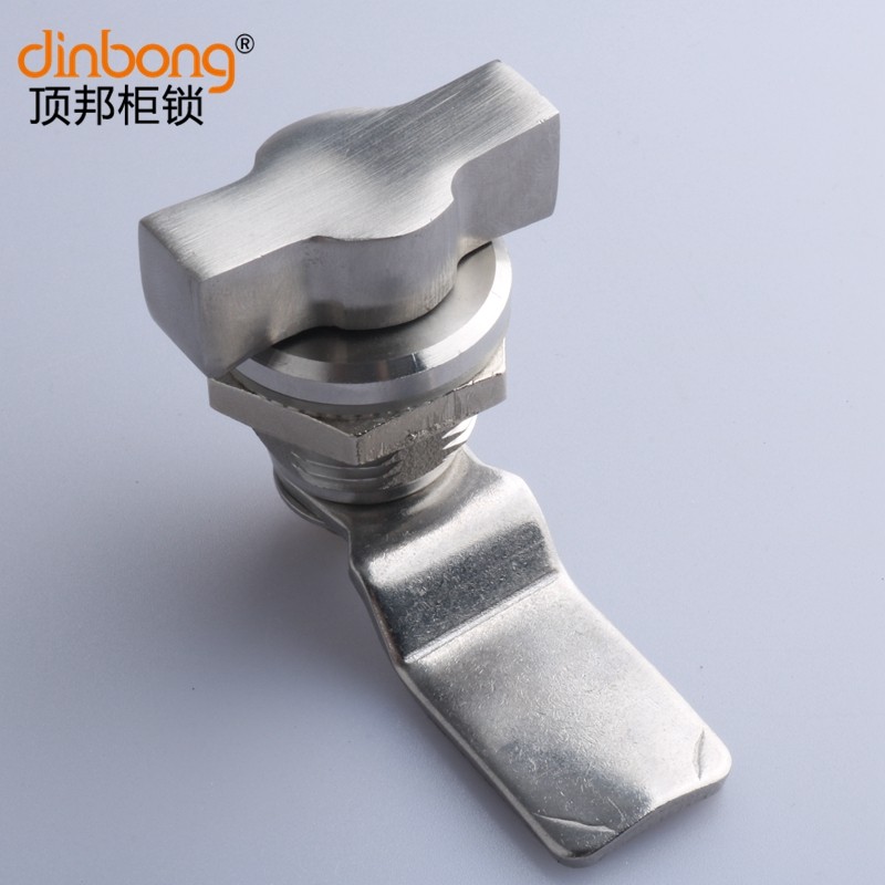 dinbongMS714-2电柜箱T型不锈钢转舌锁MS722铁皮开关柜门双翼型锁_虎窝淘