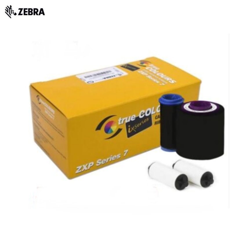 斑马ZXP7彩色色带800077-742CN 750面黑色色带800077-701 711CN_虎窝淘