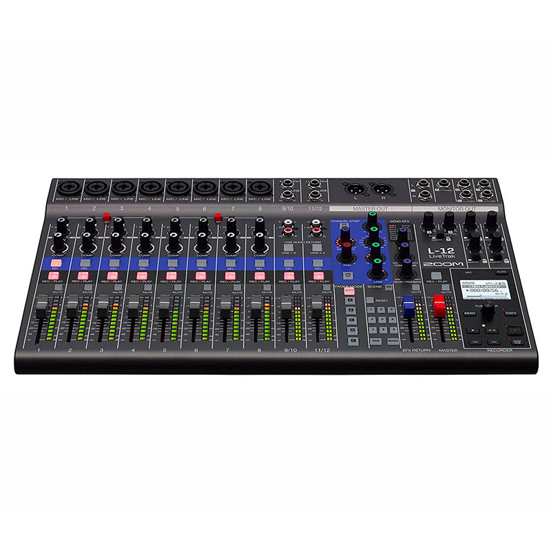 现货ZOOM LIVETRAK L8 L12 L20数字调音台混音多轨录音机声卡中文_虎窝淘