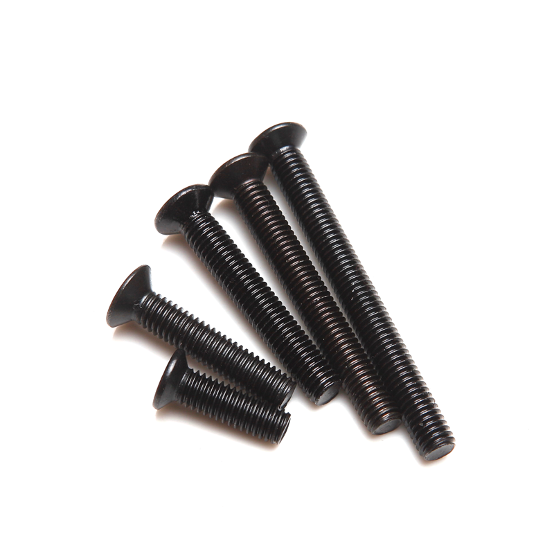 M2M2.5M3M4M5M6M8M10 304不锈钢发黑十字沉头螺丝钉平头螺栓GB819_虎窝淘