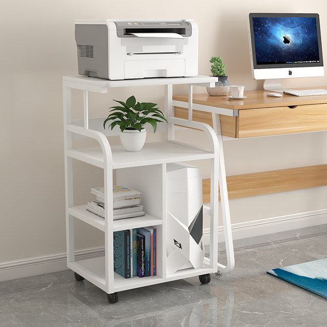 Computer main rack floor-standing office storage rack printer rack ...