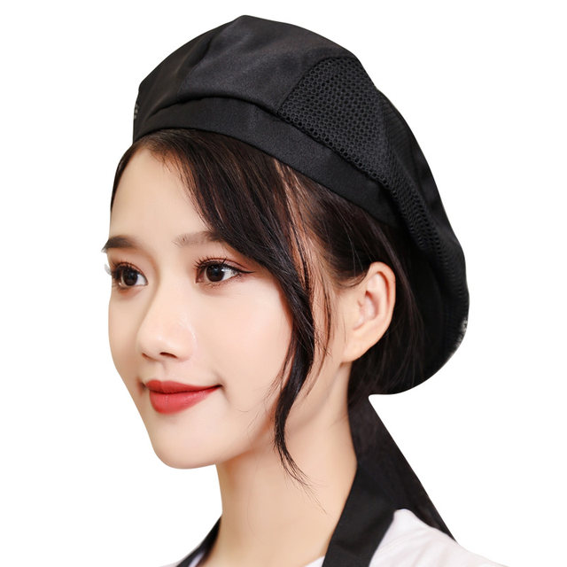 Chef hat male baseball cap waiter beret female hotel kitchen hot pot ...
