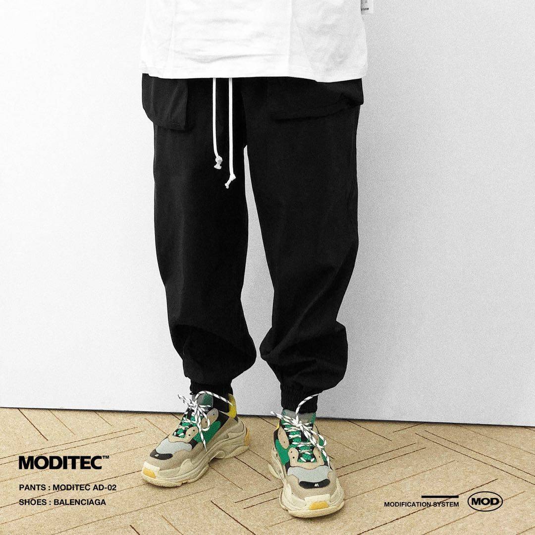 MODITEC特价 AD-02复合面料立体大口袋束脚裤机能口袋束脚裤_虎窝淘