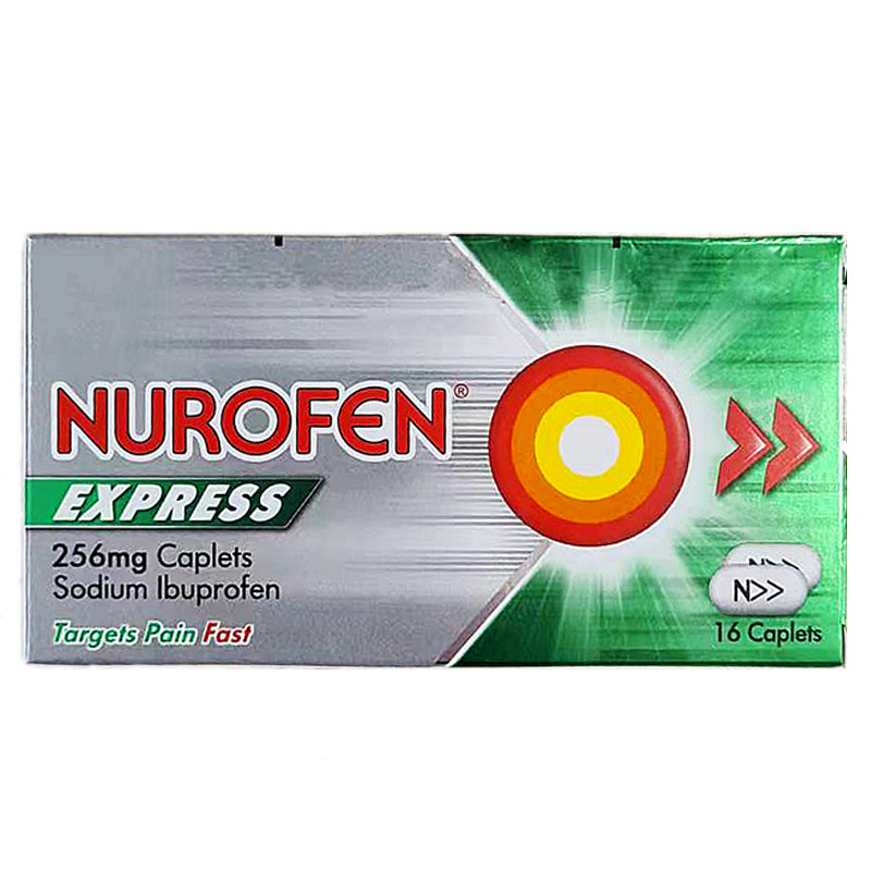 【效期至24年10月】Nurofen布洛芬头疼发热流感止痛胶囊256mg16粒_虎窝淘