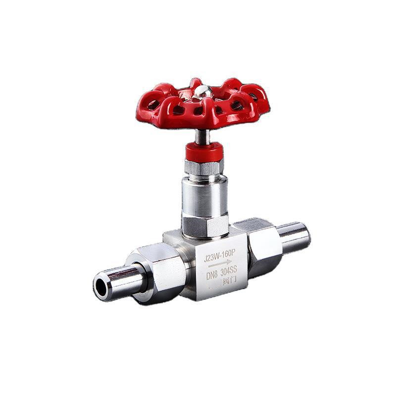 河北靖镜阀门304不锈钢外螺纹焊接针型阀J23W-160P高压仪表截止阀_虎窝淘