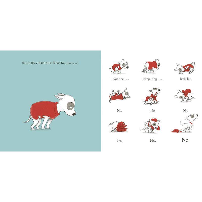 David Melling Ruffles and the Red, Red Coat英文原版莱弗和红外套全英文儿童少儿亲子绘本_虎窝淘