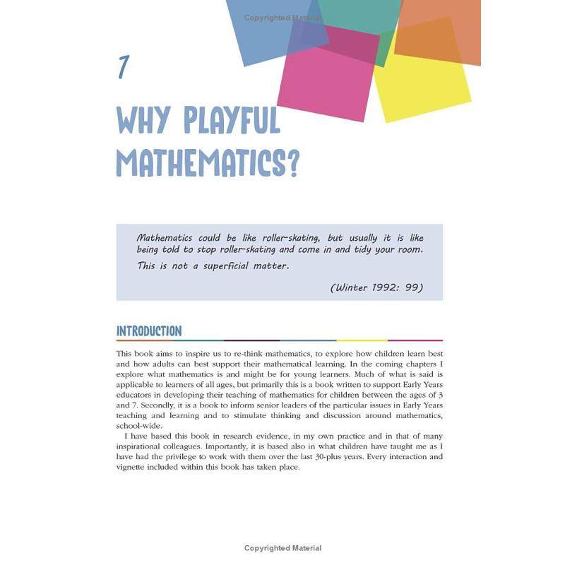 趣味数学适合 3-7岁儿童 Playful Mathematics英文原版进口图书教育学与教育理论教学参考书学前幼儿教育大音_虎窝淘