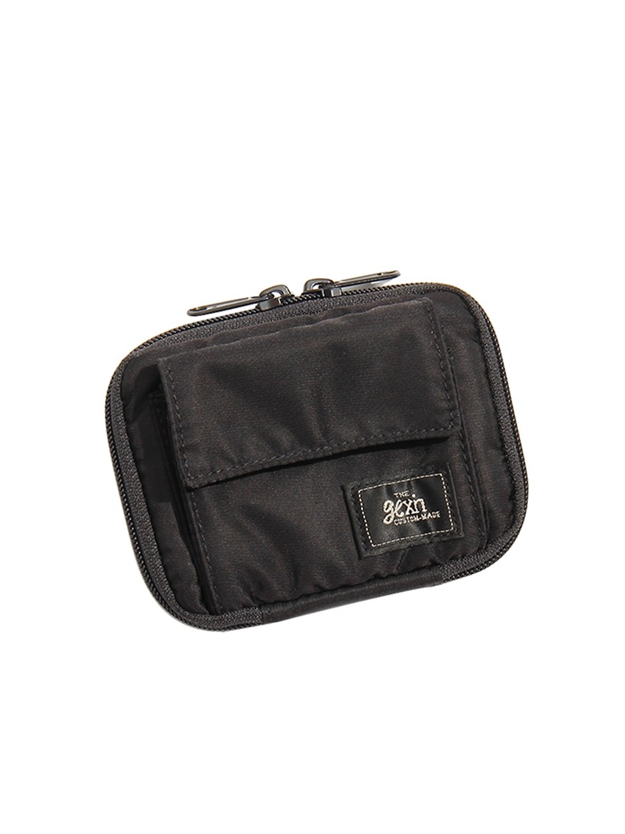 日本潮牌迷你小众WALLET男女手拿尼龙布艺短款零钱包卡包口袋小包_虎窝淘