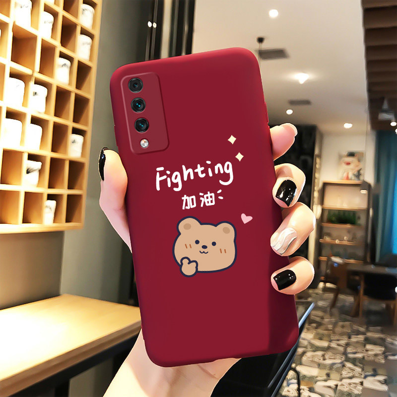 华为麦芒10手机壳硅胶卡通TYH612M可爱小熊男女情侣防摔软保护套_虎窝淘