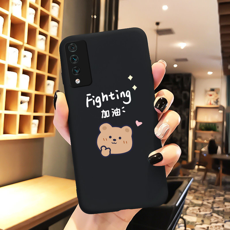 华为麦芒10手机壳硅胶卡通TYH612M可爱小熊男女情侣防摔软保护套_虎窝淘