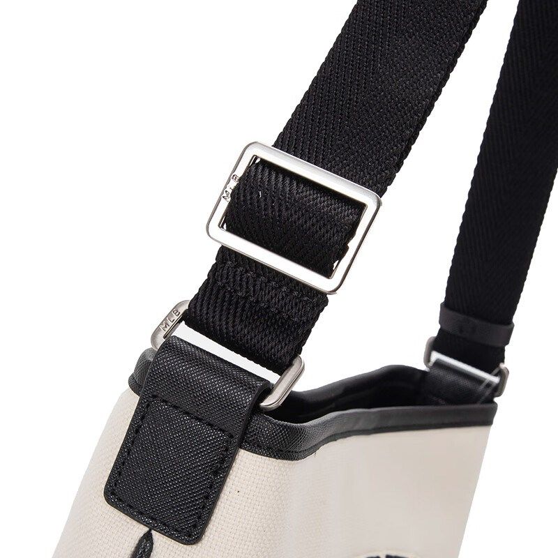 MLB水桶包男女包NY字母时尚单肩包学院风挎包小包3ABMS093N-50CRD_虎窝淘