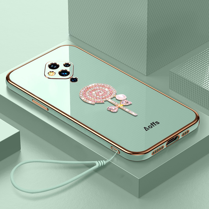 VIVOS5手机壳VIVO S5镜头全包软套V1932A手绳保护防摔vivo5s个性棒棒糖viovs5奢华水钻vovis5少女新款_虎窝淘