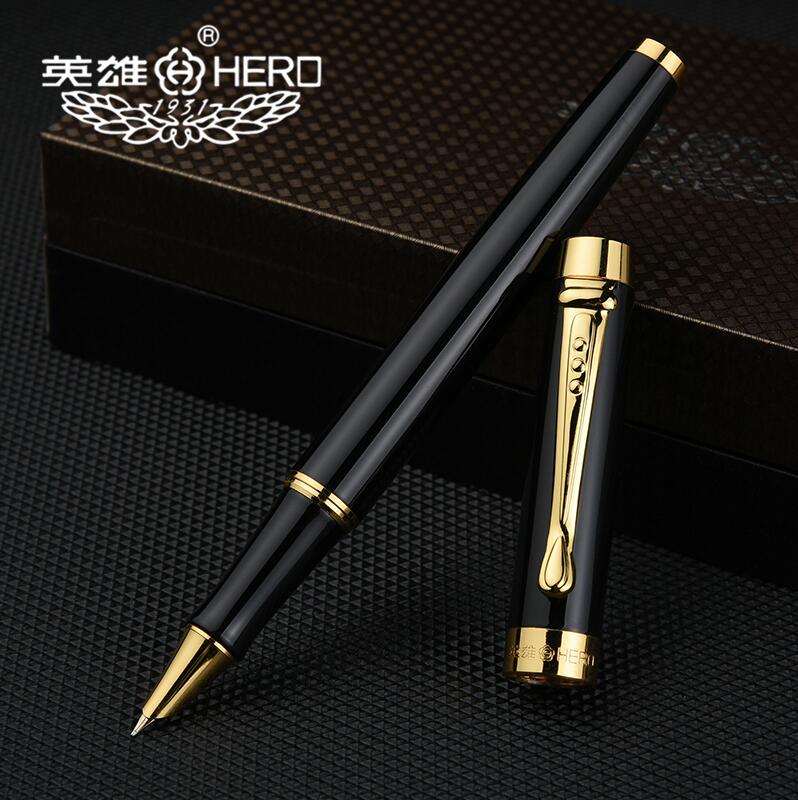 HERO英雄钢笔H707商务成人书写练字办公签字笔10K金笔商务礼品笔_虎窝淘