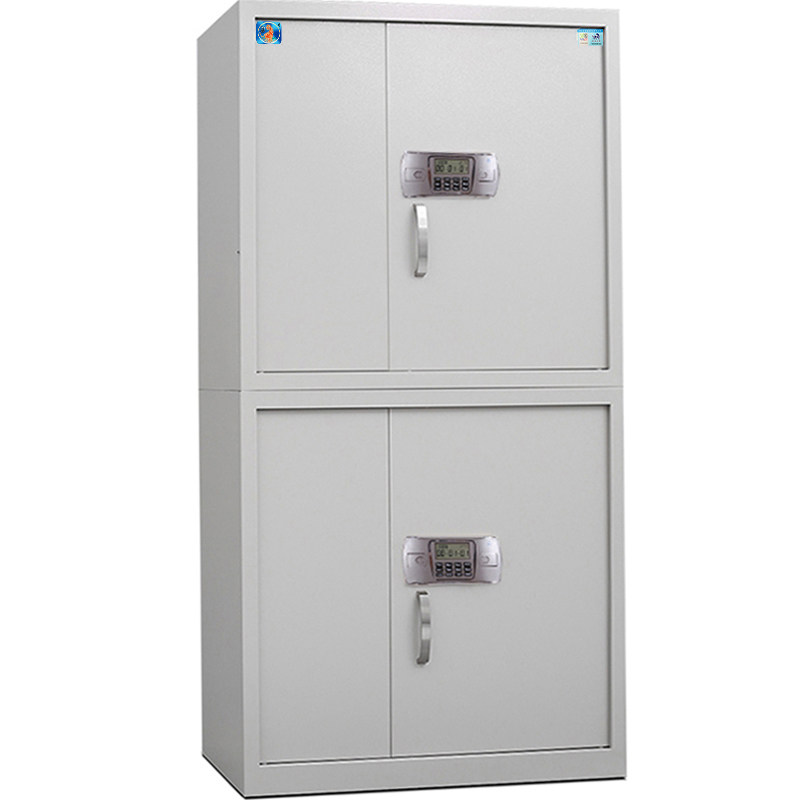 虎牌保密文件柜档案柜双节电子密码/指纹密码保密柜防盗文件柜资料档案柜办公商用家用_虎窝淘