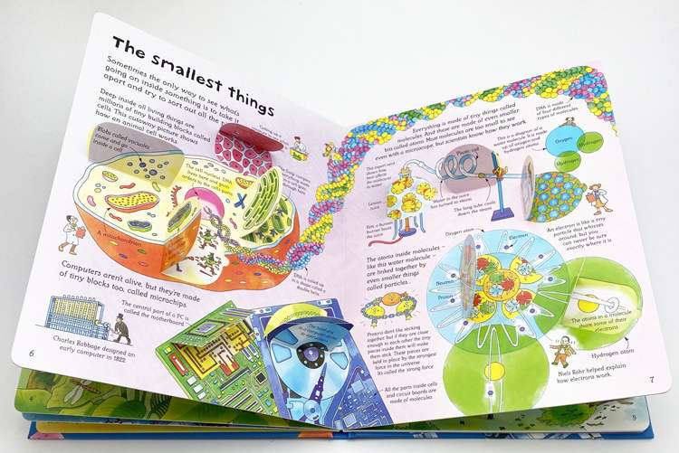 英文原版 Usborne看里面系列 See Inside Science揭秘科学纸板翻翻书大开本尤斯伯恩儿童科普认知绘本_虎窝淘