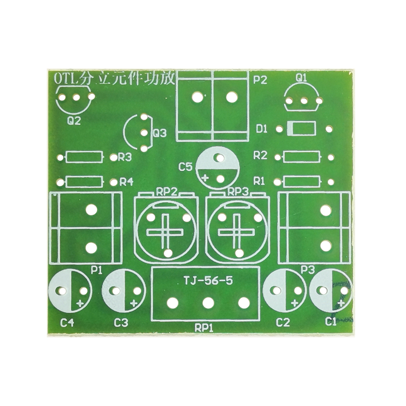 OTL分立元件功放电子制作DIY套件教学实训焊接练习电路板TJ-56-5_虎窝淘